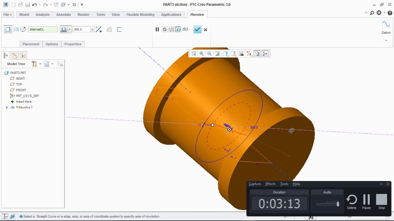 PTC - Creo Tutorial :Plummer Block Part 3 - YouTube