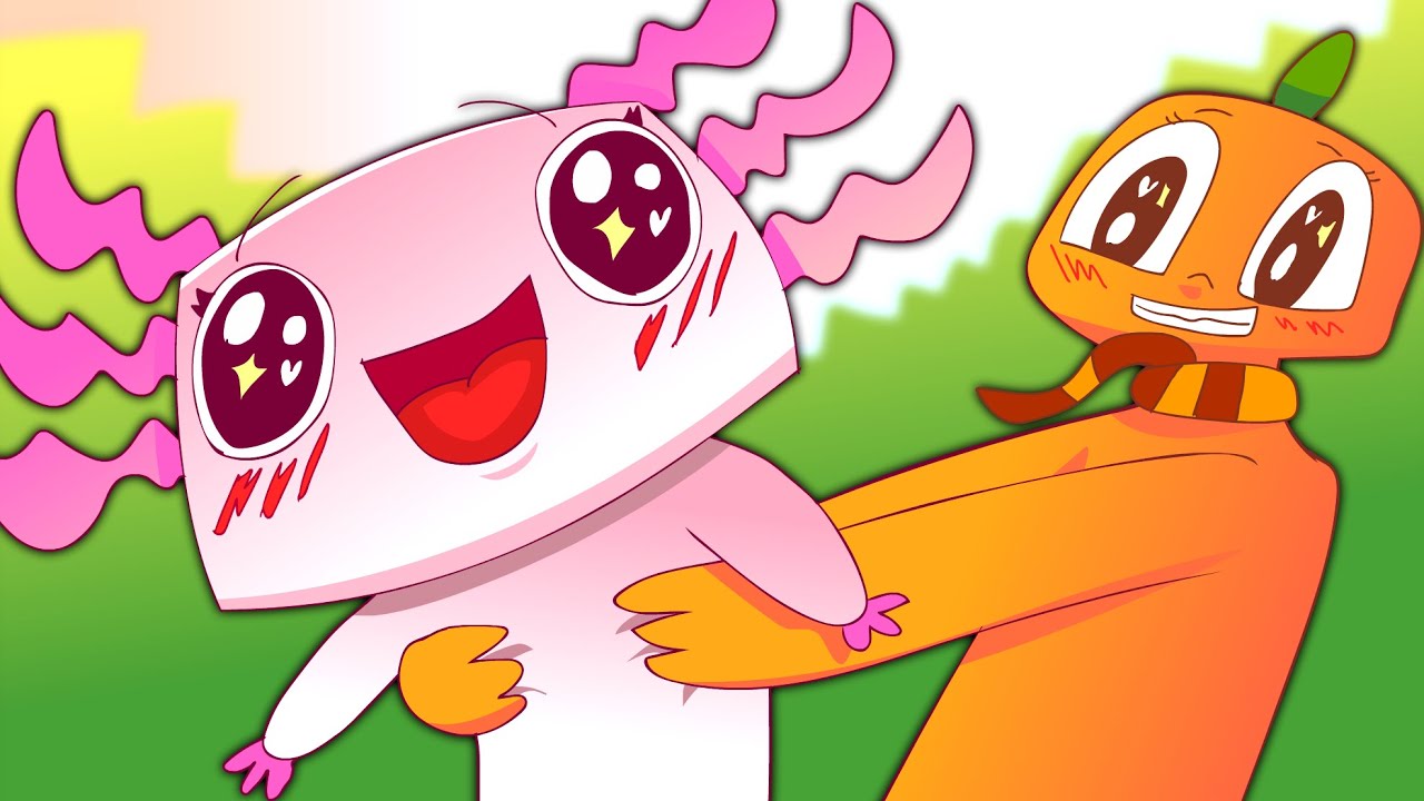 PALUTEN LIEBT MINECRAFT-AXOLOTL! Animation - YouTube