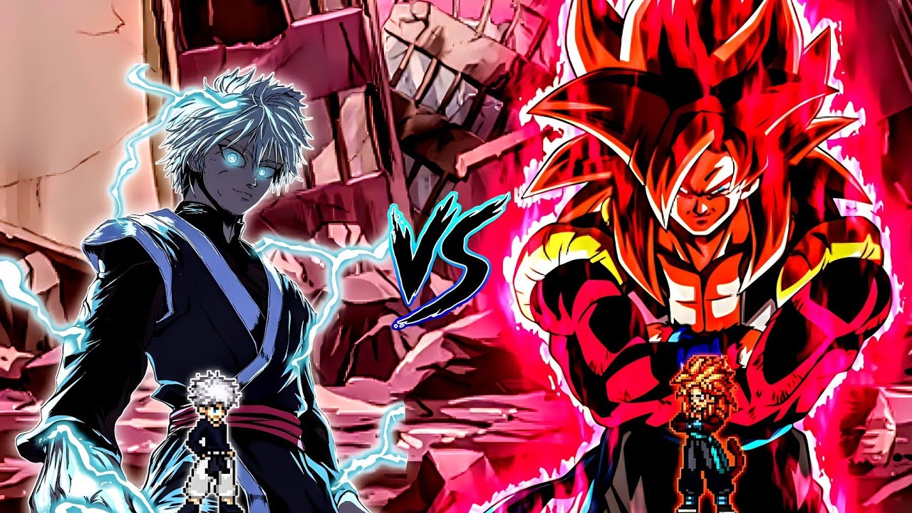 Killua Arc Chimeras RN OP (New) VS Fusion Gogeta SSJ4 OP (Goku & Vegeta ...