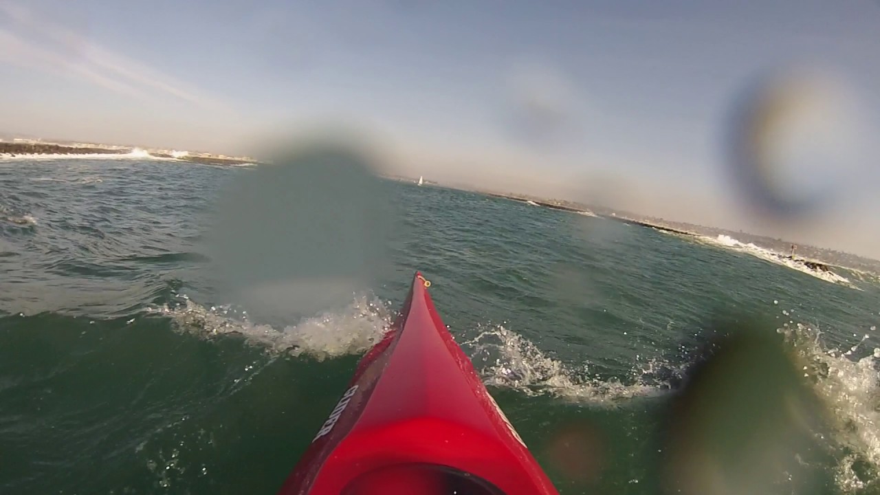 Scary Moment by Sea Kayak - YouTube