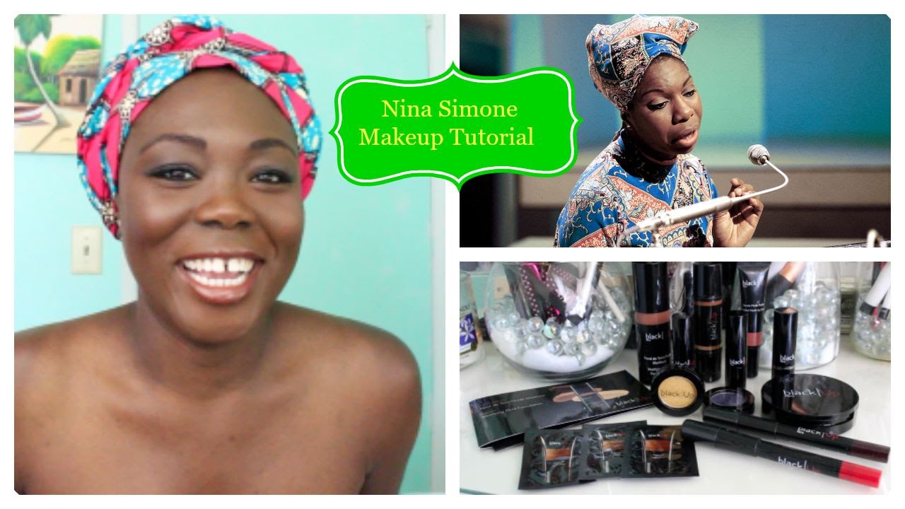 Nina Simone Inspired Makeup Tutorial Feat. black|Up Cosmetics - YouTube