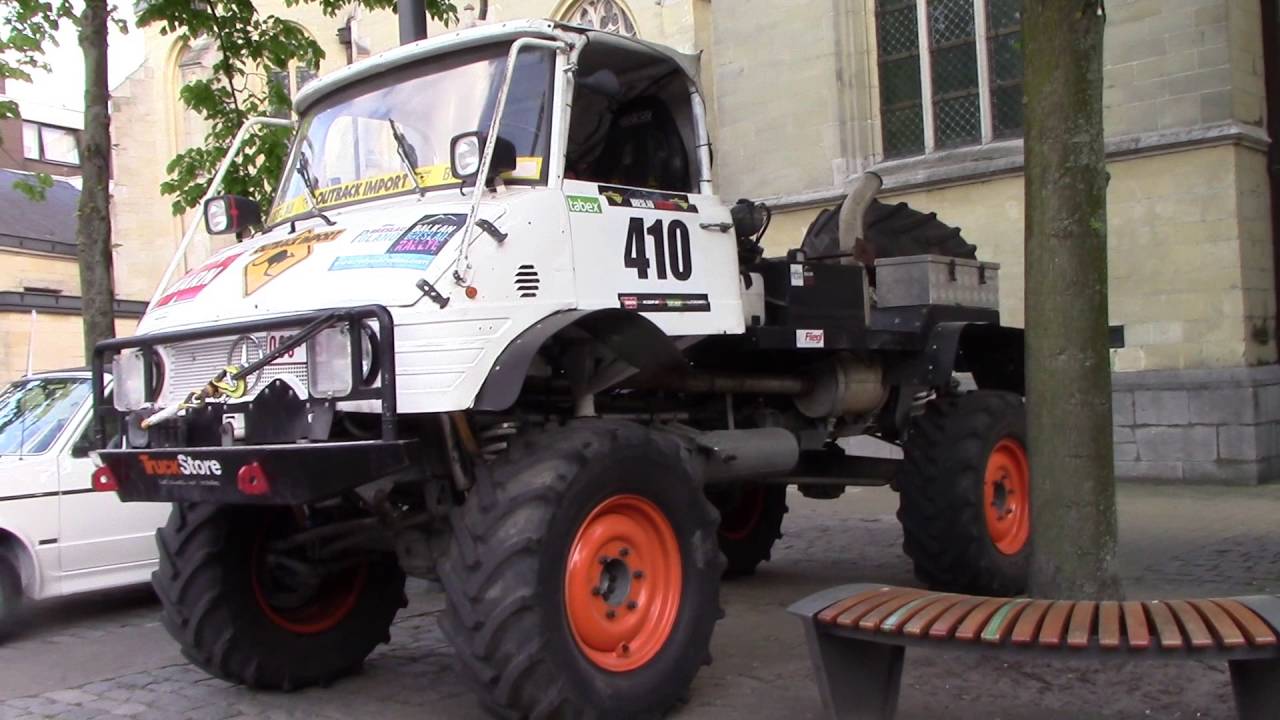 unimog race truck on oldtimers @ bree on oldtimers@Bree - YouTube
