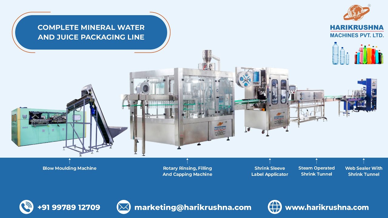 COMPLETE JUICE FILLING LINE, Bottle & Liquid Filling Machines, Capping ...