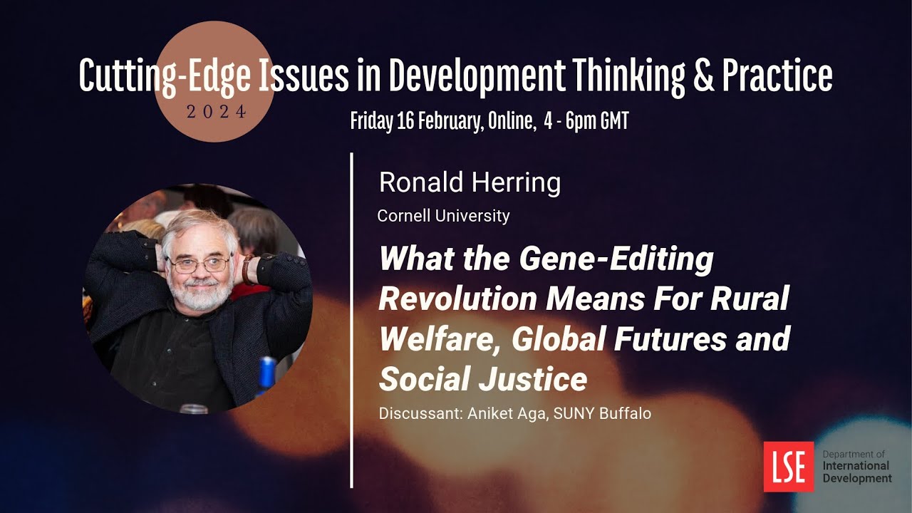 What the Gene-Editing Revolution Means For Rural Welfare, Global ...