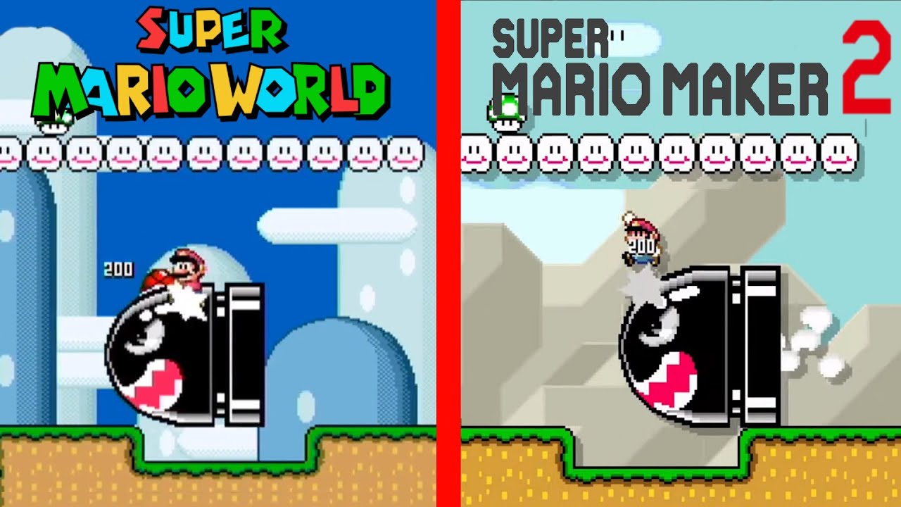 Recreating Super Mario World's Yoshi Island 1 in Super Mario Maker 2 ...