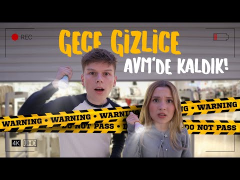 GECE GİZLİCE AVM DE KALDIK İLKE SUSYAL @ecrinsucoban