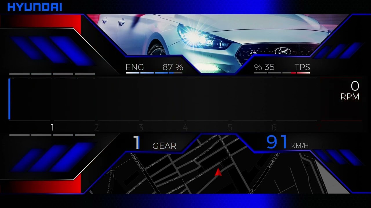 RealDash Hyundai i30 dashboard - YouTube