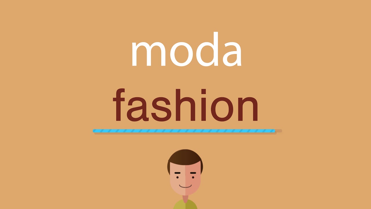 Cómo se dice moda en inglés - YouTube