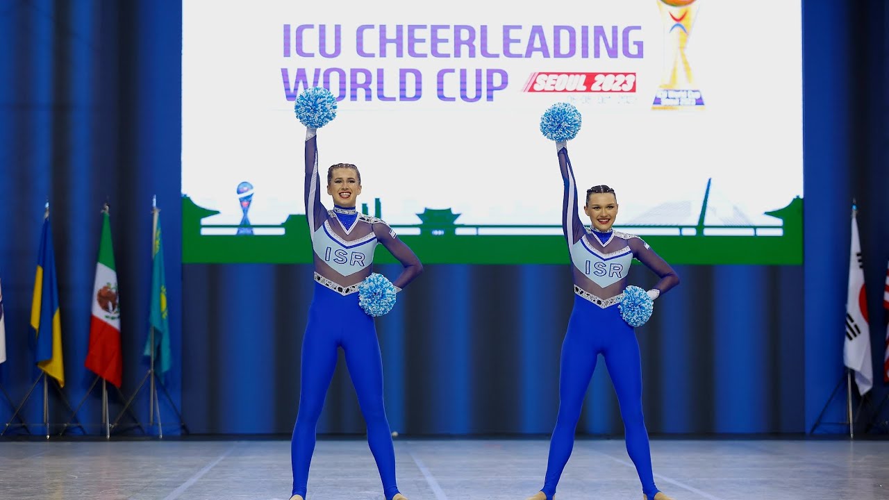 ICU Cheerleading World Cup, Korea, Seoul 2023 - double pom, Israel ...
