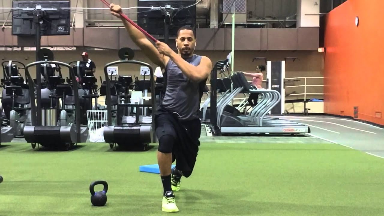 Cable Chop & Press - Stability Split Stance - YouTube