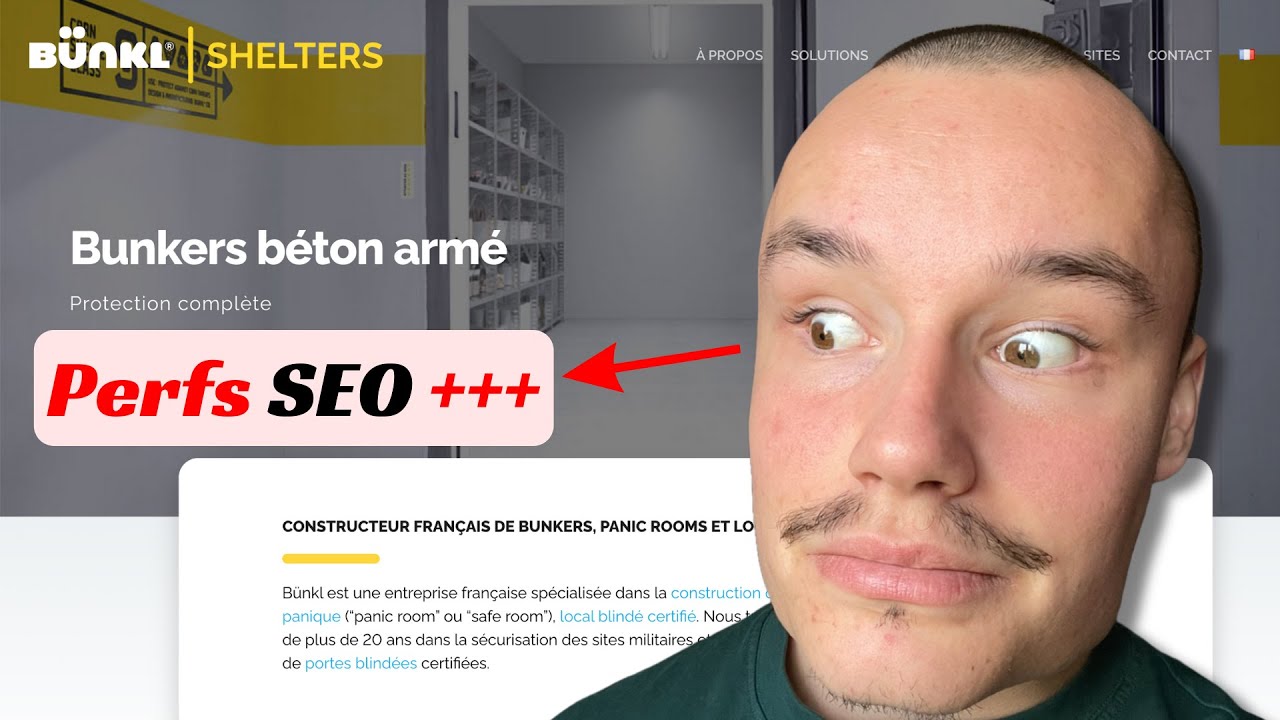Ce SITE a un SEO en BÉTON ARMÉ ?? 🛡️ (analyse de bunkl.fr) - YouTube