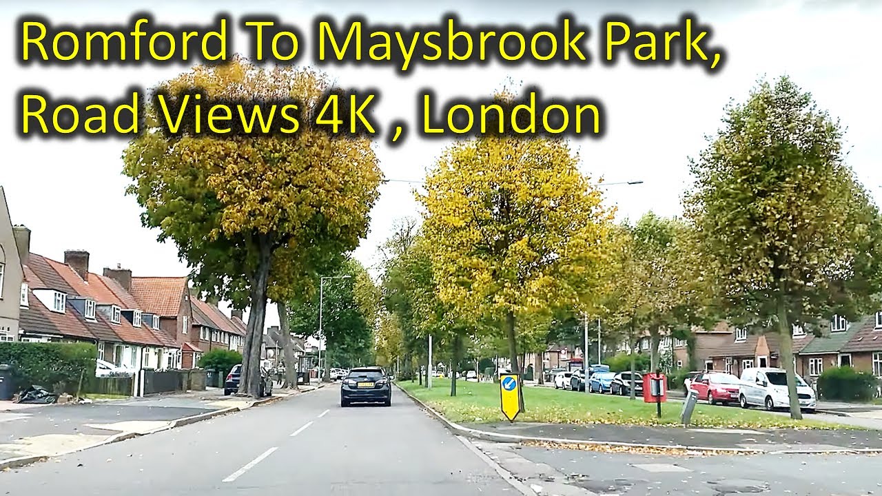 London Views || Romford To Mayesbrook Park 4K || London || - YouTube