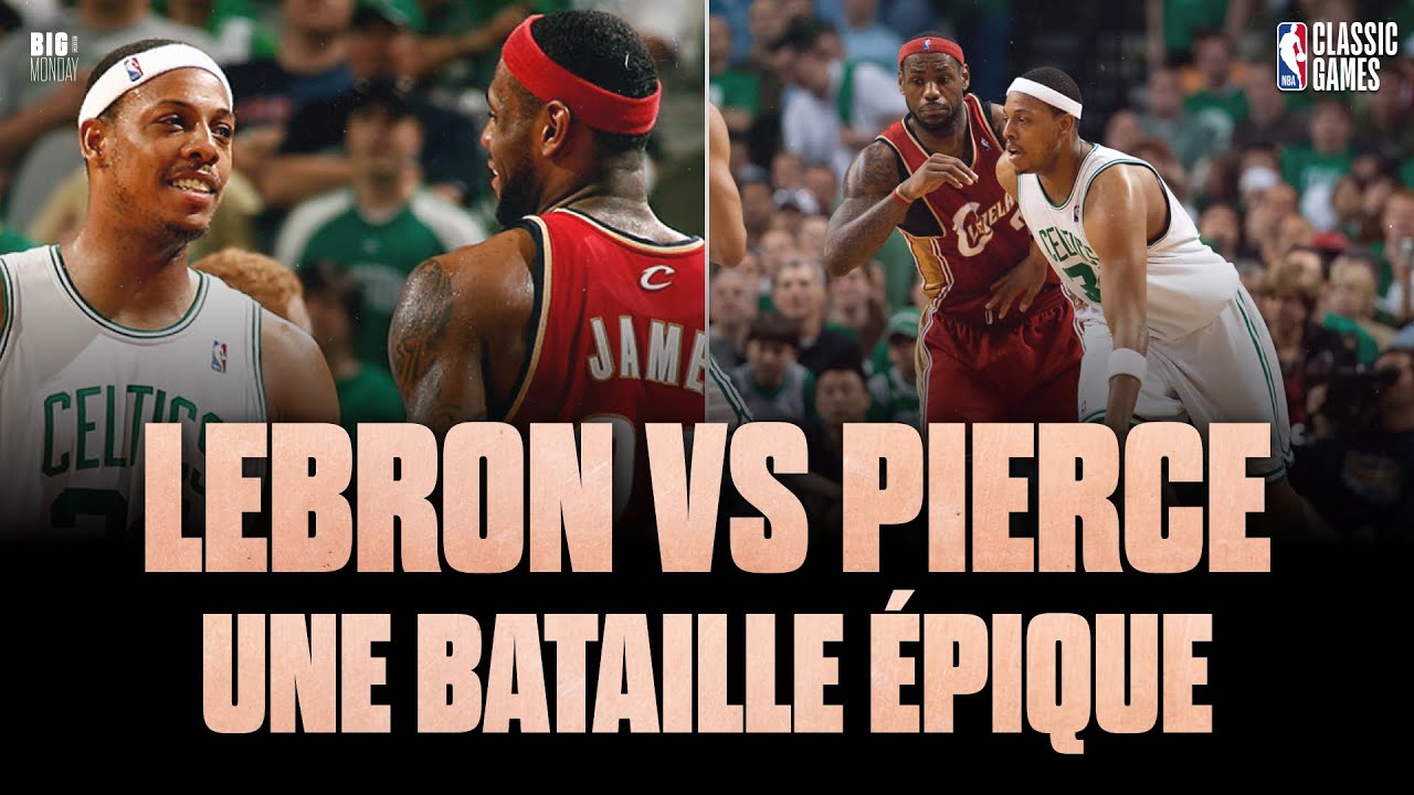 LEBRON vs PIERCE : BATAILLE ÉPIQUE DANS UN GAME 7 ! Celtics - Cavs ECSF ...
