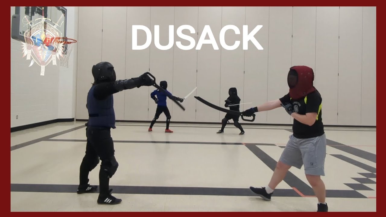 HEMA - Tanner vs. Tylor - Technical Dusack Sparring - YouTube