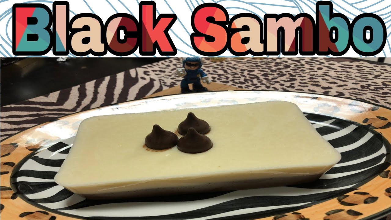 Black sambo|How to make black sambo dessert|2layer gelatin - YouTube