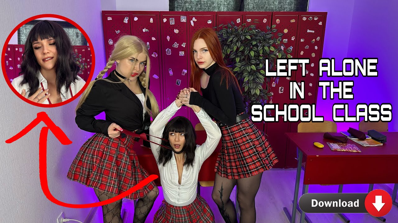 BEAUTIFUL GIRLS WERE LEFT ALONE IN THE SCHOOL CLASS | CLOSE FLIRT ...
