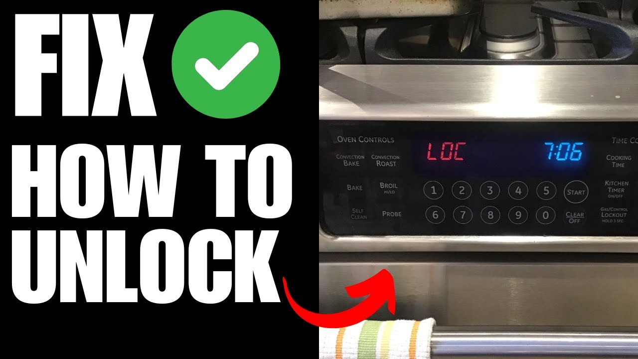 Whirlpool Stove LOC Error Code - How To Unlock Whirlpool Stove - YouTube