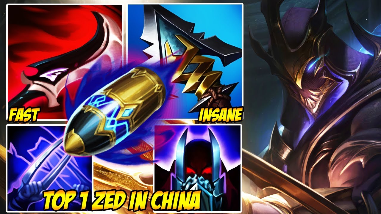 WILD RIFT CHINA TOP 1 ZED - ZED AFTER THE BUFF IS ACTUALLY INSANE - YouTube