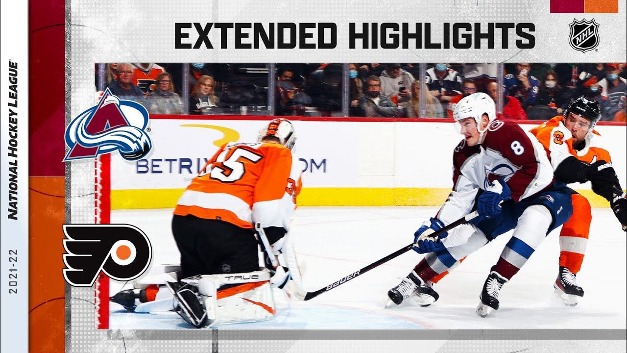 Colorado Avalanche vs Philadelphia Flyers Dec 6, 2021 HIGHLIGHTS - YouTube