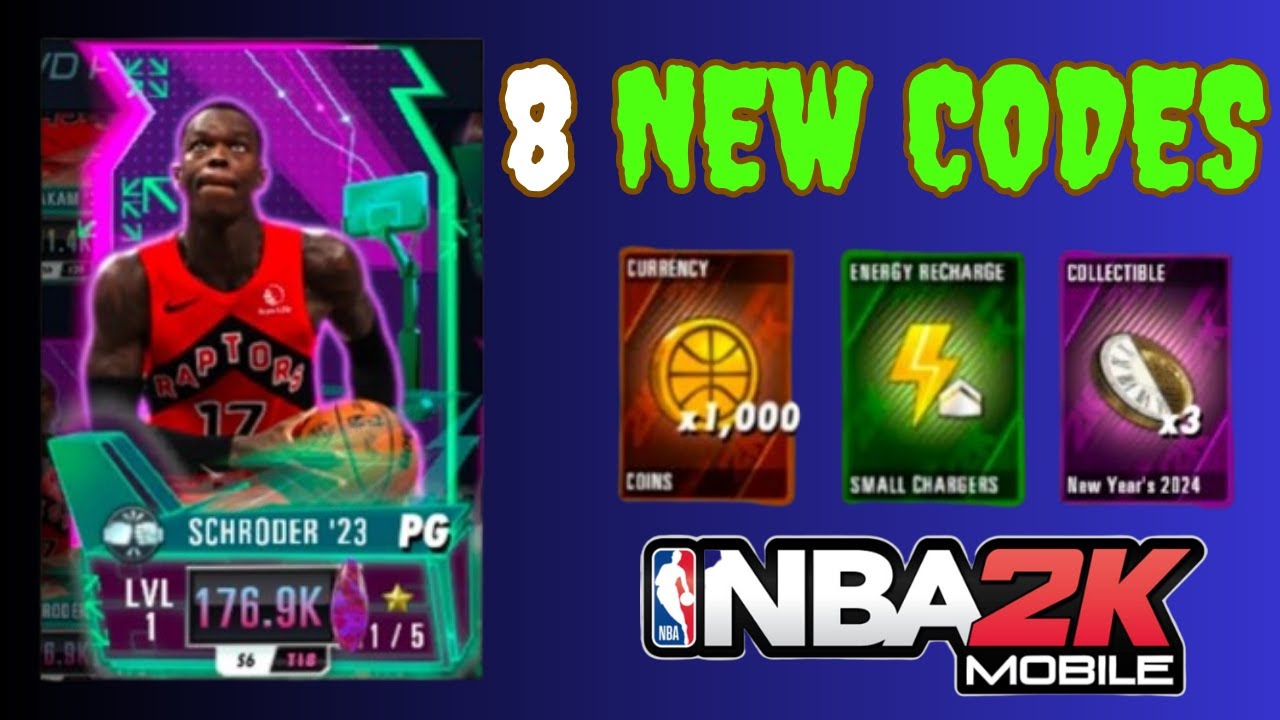 *8 NEW* NBA 2K MOBILE REDEEM CODES 2024 JANUARY | NBA 2K MOBILE CODES ...