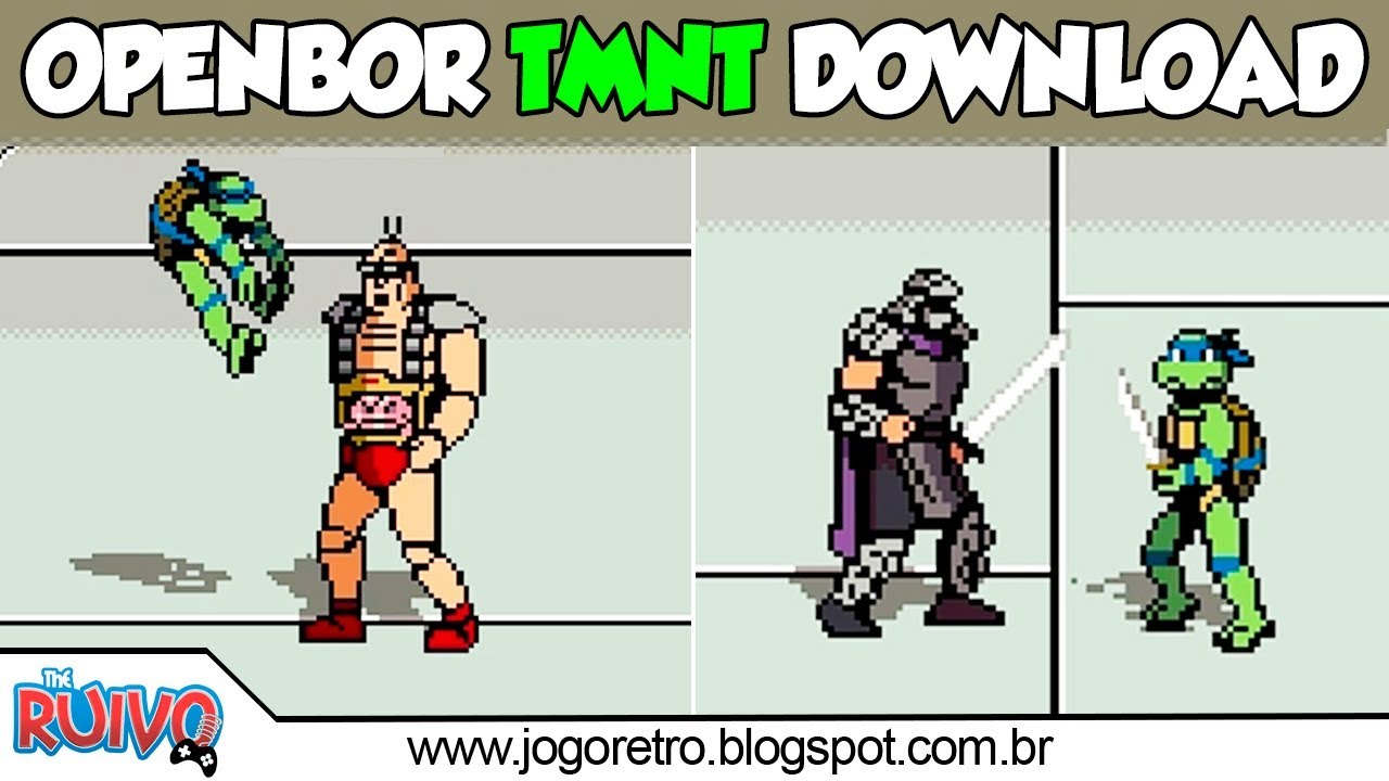 Teenage Mutant Ninja Turtles Openbor (8-Bits) - YouTube