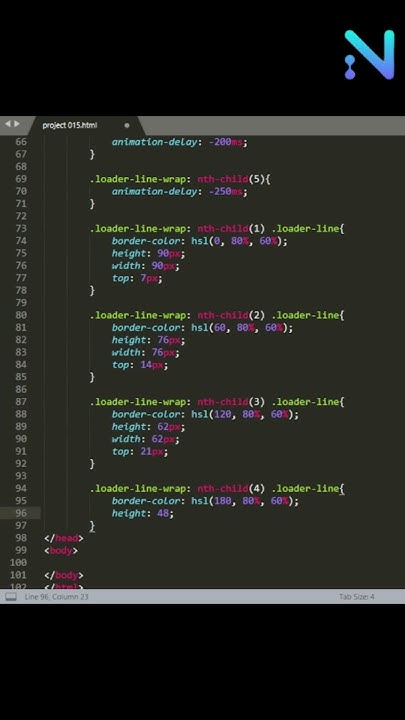 Loading style CSS & HTML #simpel code #html #css #coding #webdesign # ...