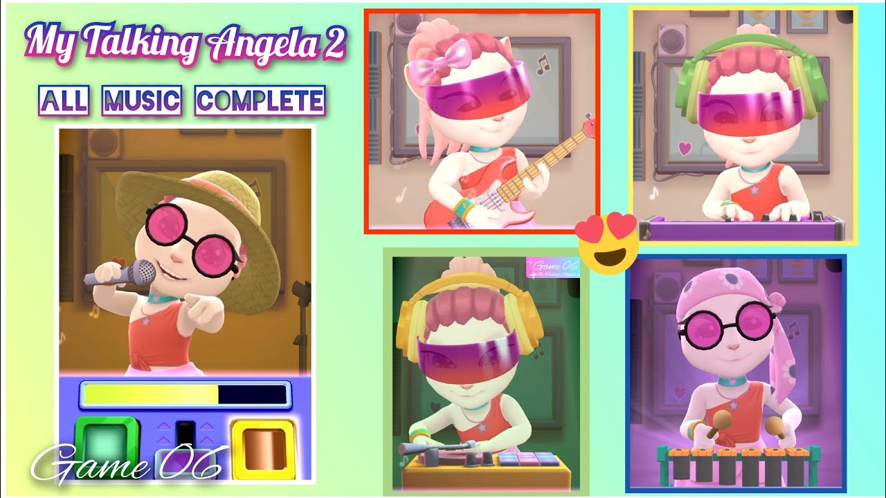 My Talking Angela 2 ALL Music Complete - YouTube