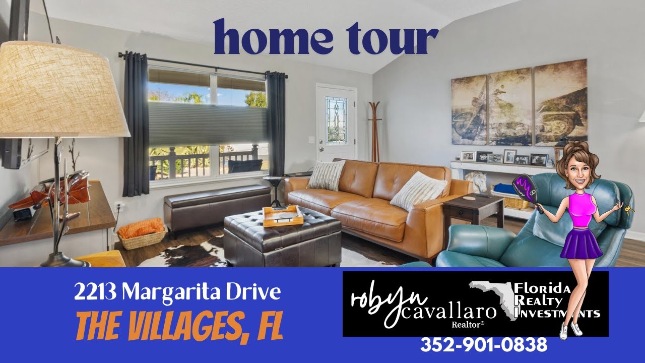 SOLD IN 1 DAY ! Home Tour | 2213 Margarita Drive Home of The Villages ...