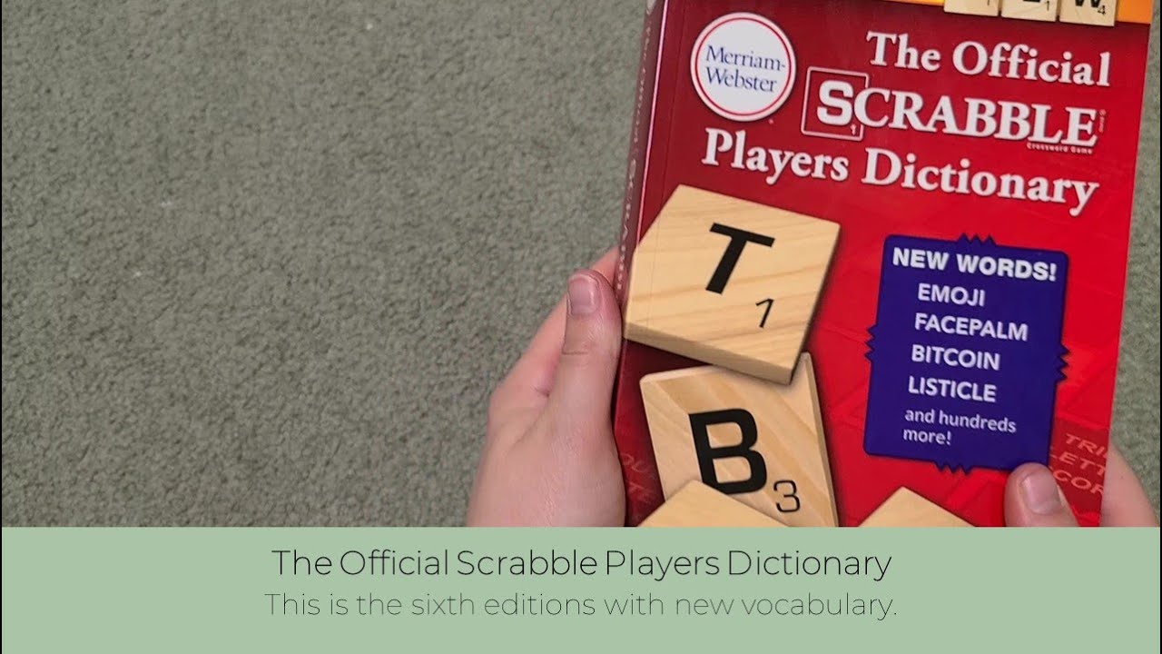In Hand Review of The Official SCRABBLE Players Dictionary 6th Edition ...