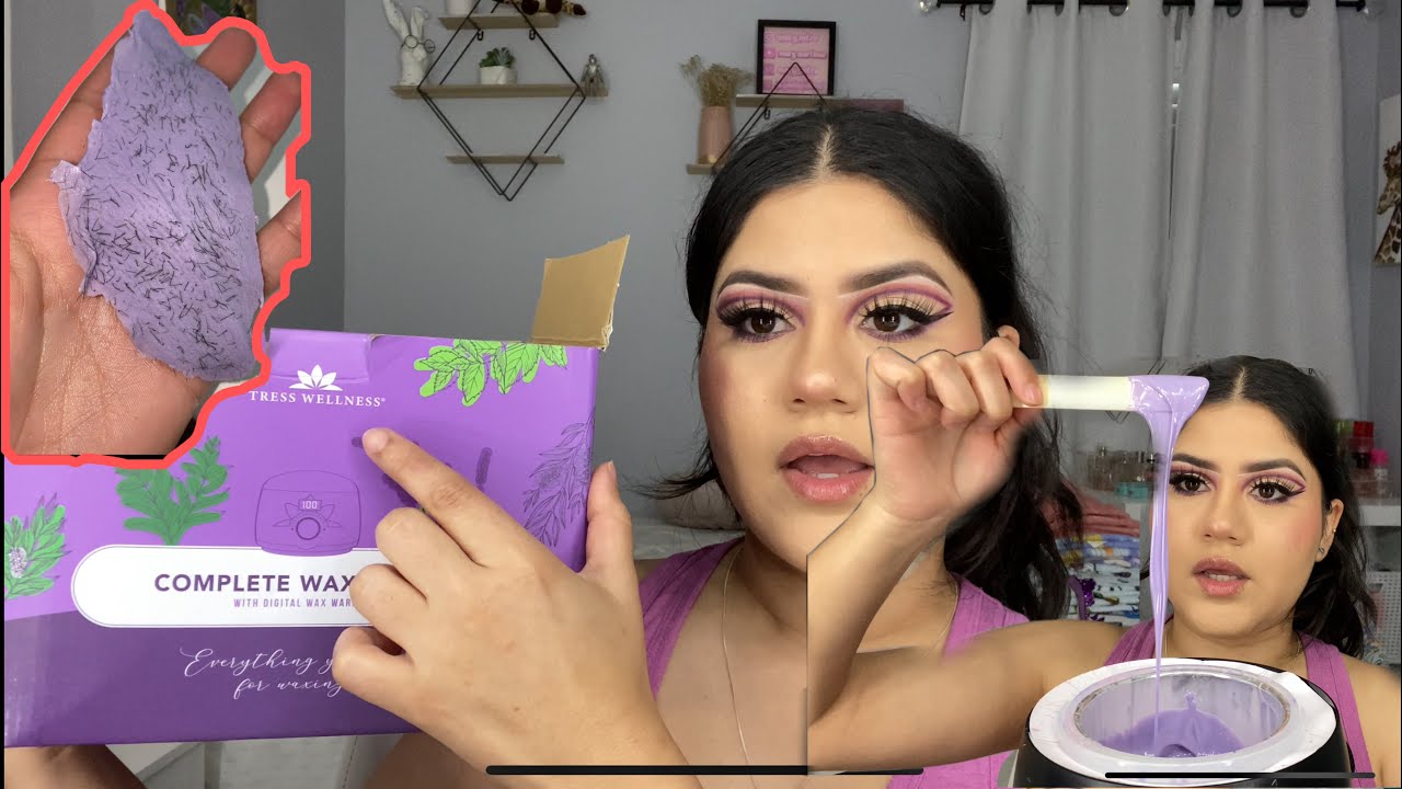 Waxing Hairy Armpits And Brazilian Area At Home Tress Wellness Hotpot Youtube
