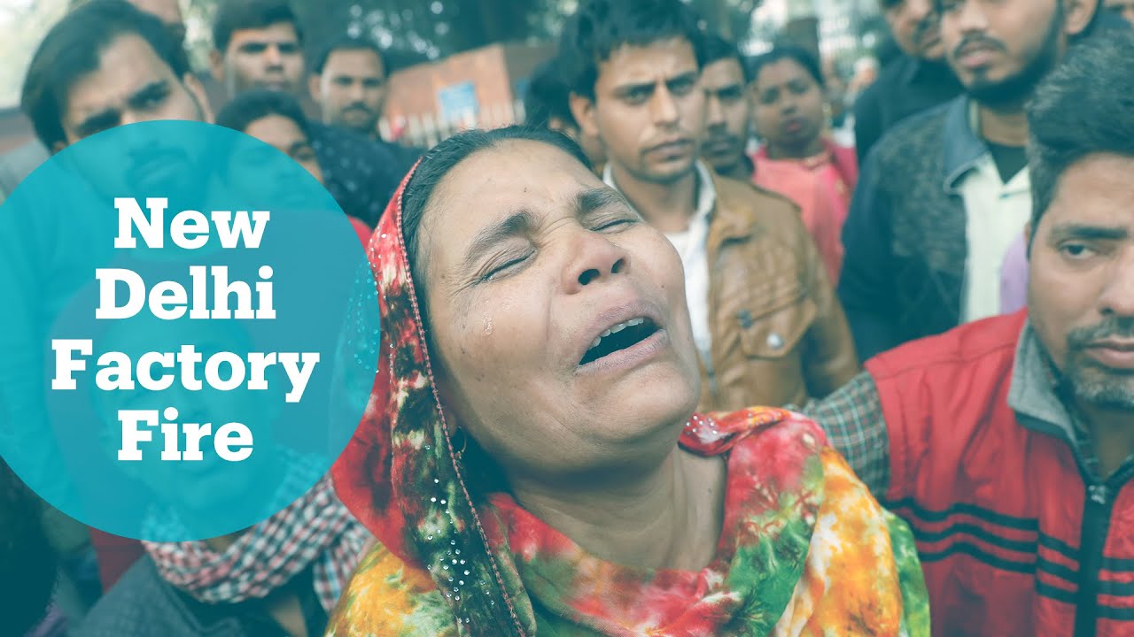 More than 40 people killed in New Delhi factory fire - YouTube