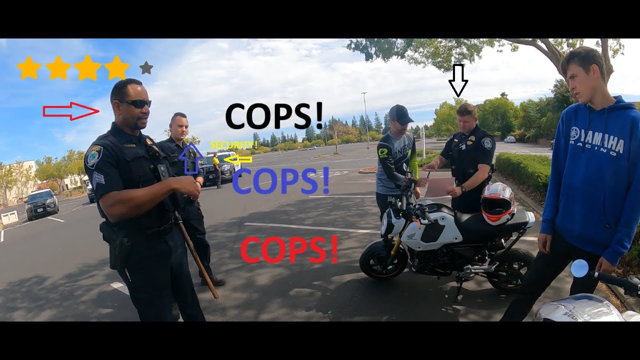 Cops Show Up! Honda Groms And SSR Razkull...Impounded!? ft Small Bore ...