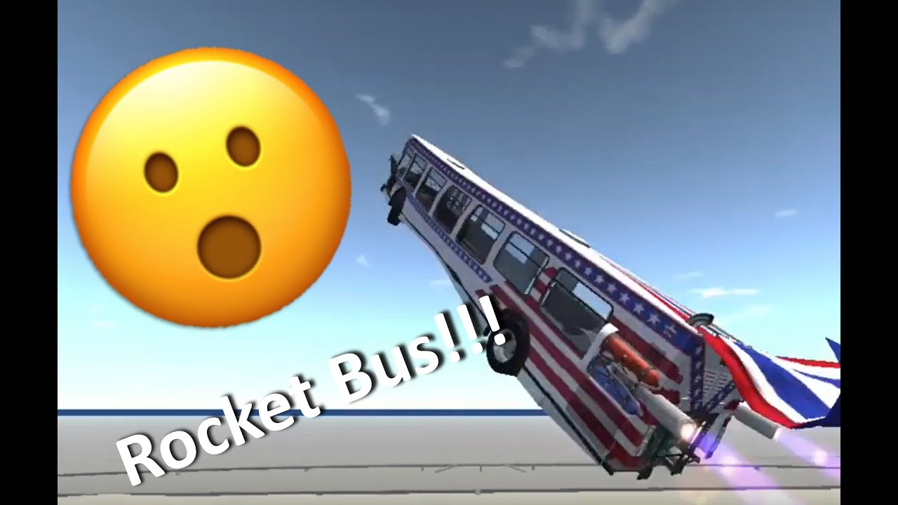 Rocket Bus Doing Tricks? - BeamNG.drive Epic Stunts, Crashes, and Fails ...