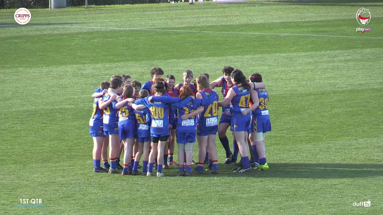 Huonville Lions v Brighton | STJFL U14 Youth Boys - YouTube