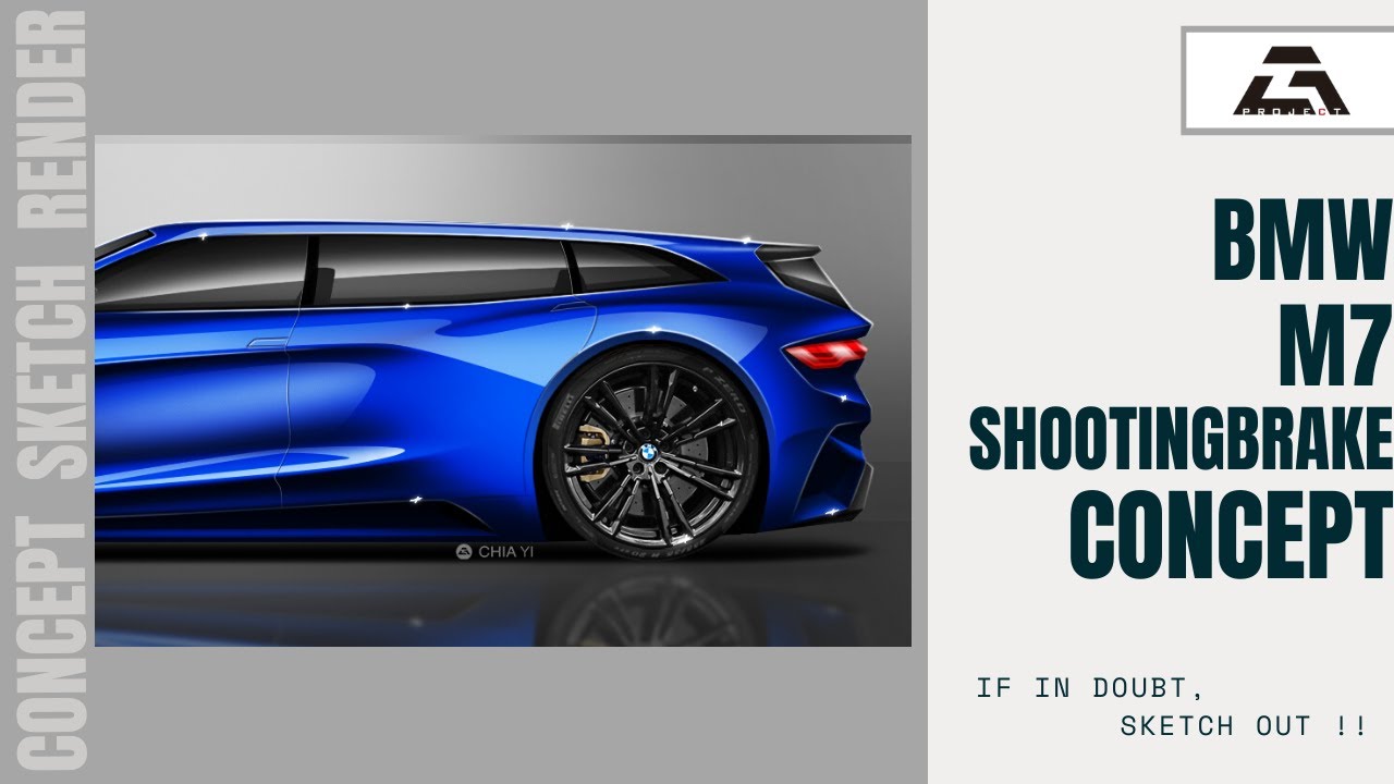 BMW M7 Concept Shooting Brake Version - Concept Car Sketch/Render With ...