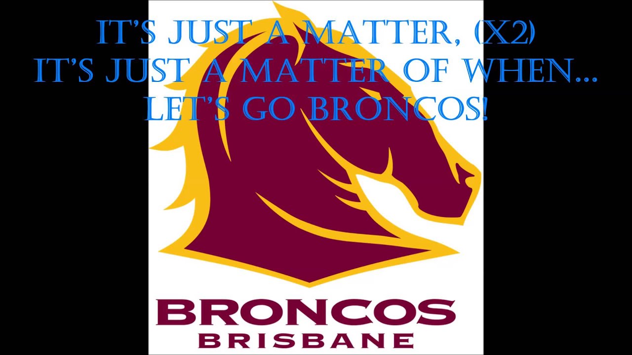 Brisbane Broncos original 1988 theme song (Lyrics) NRL Sing-A-Long ...