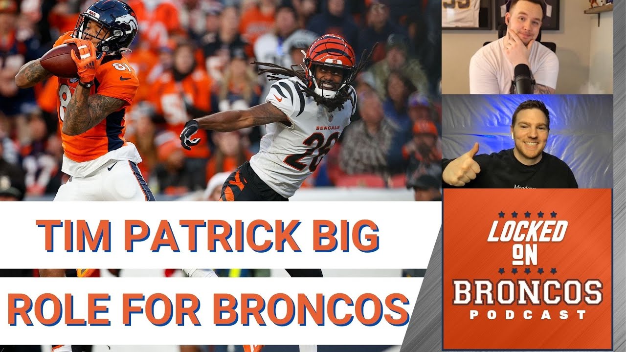 Why Denver Broncos WR Tim Patrick will be the offense's most important ...
