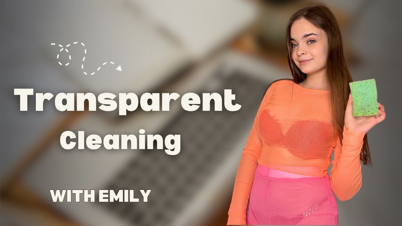 Relaxing Transparent Cleaning ASMR ☕️ Emily's Cozy October Wipe-Down ...