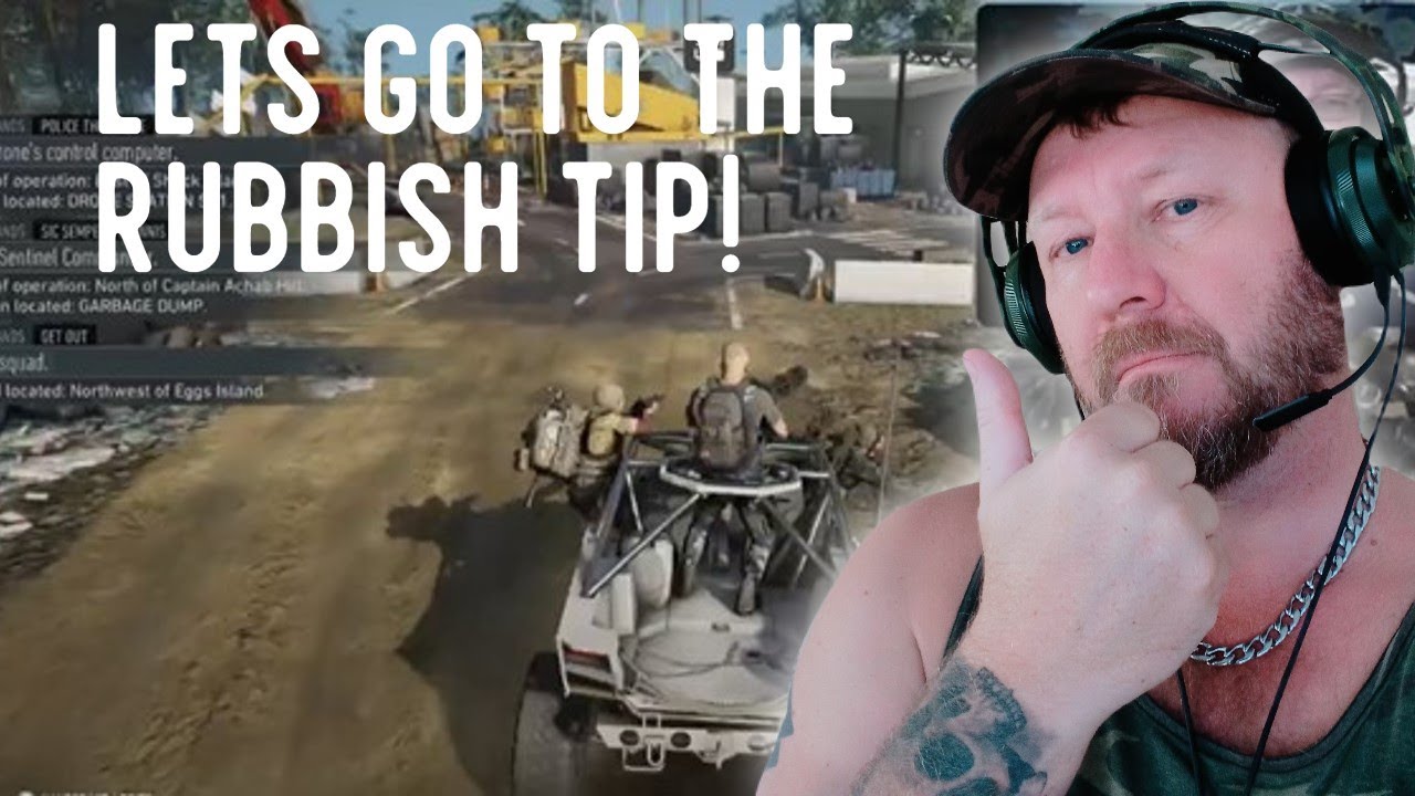 Ghost recon - locate the sentinel commander at the rubbish tip! - YouTube