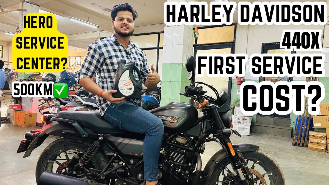Harley Davidson 440X First Service 🔥 In Hero Service center 🔥कितना ...