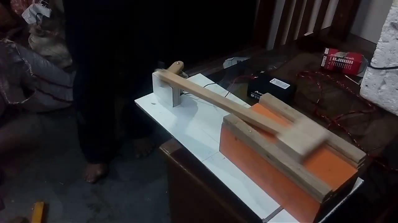 Crank slider mechanism- project - YouTube