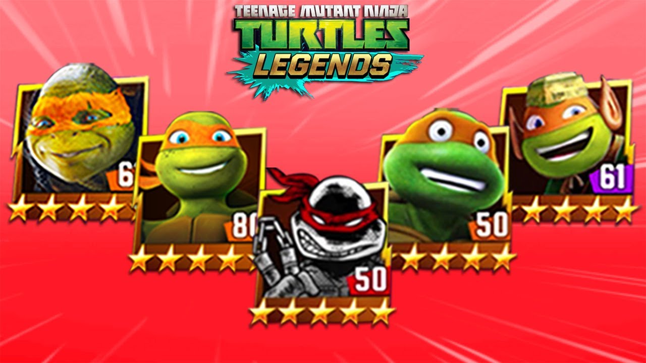 TMNT Legends Mikey's Team( Nick, Movie, Larp, Classic, Original) - YouTube