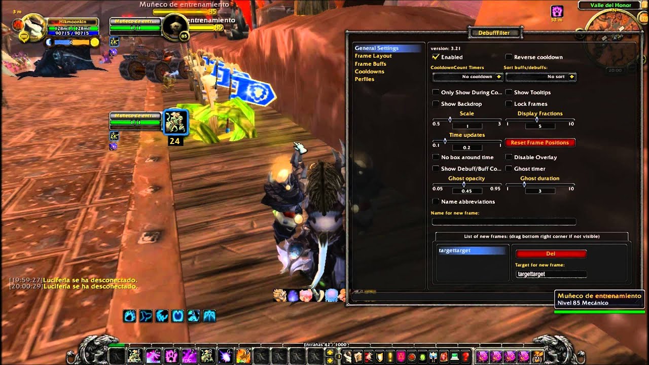 Guia ADDON ( Debuff Filter) - YouTube