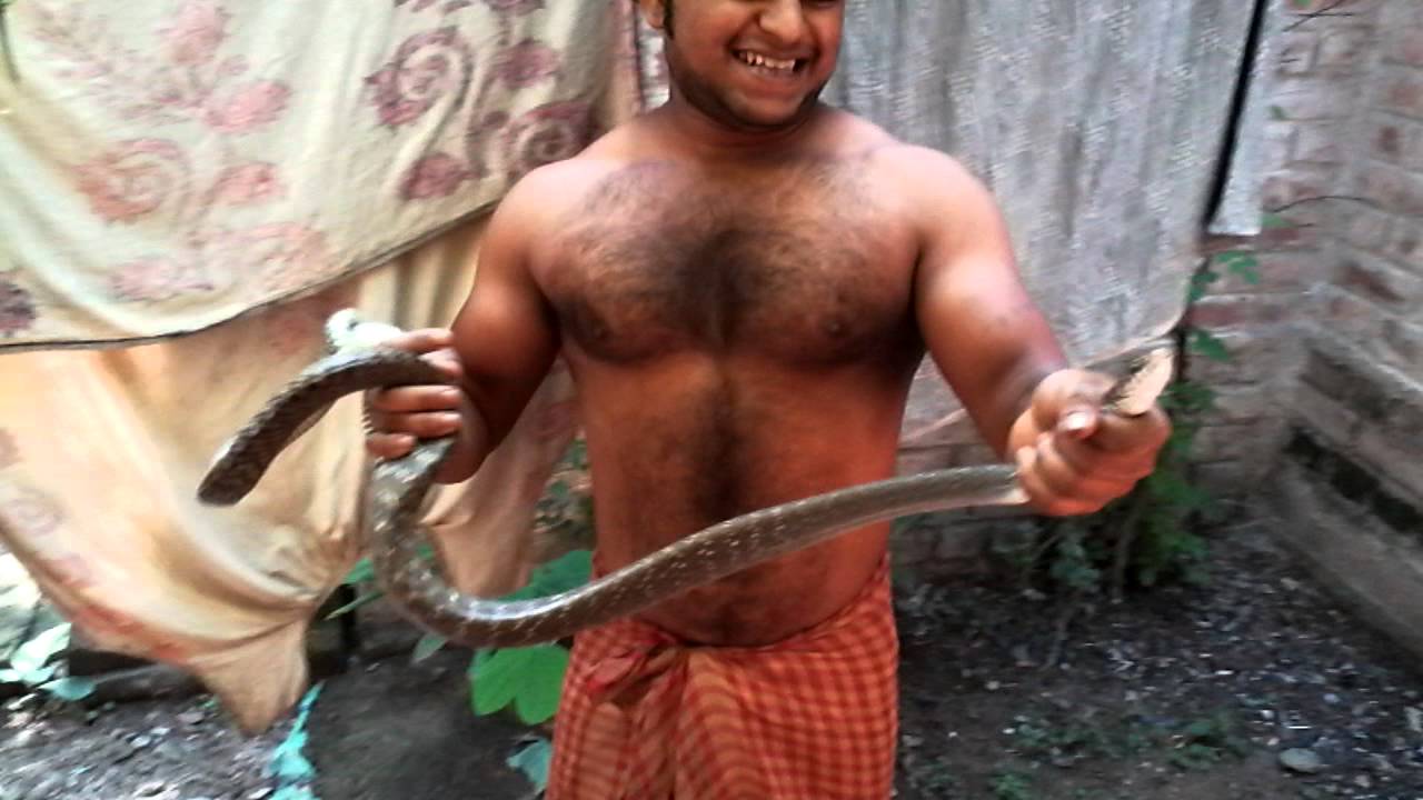 Snake vs man RABI - YouTube