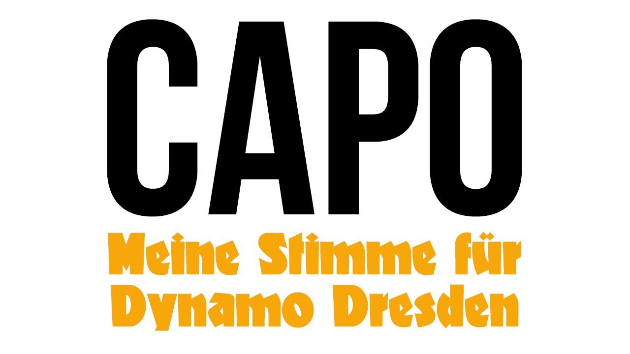 Buch: CAPO Meine Stimme für Dynamo Dresden - YouTube