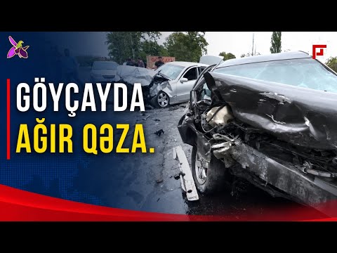 Göyçayda qəza baş verib. Xəsarət alan var. #göyçay #xəbərlər #palastv