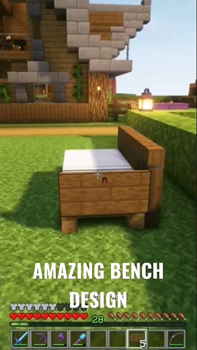 Minecraft Bench Tutorial - YouTube