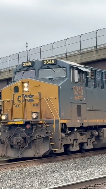 CSX 3345 High Speed Intermodal! #csx #railfans #railfan #railway #railroad #train #railways ...