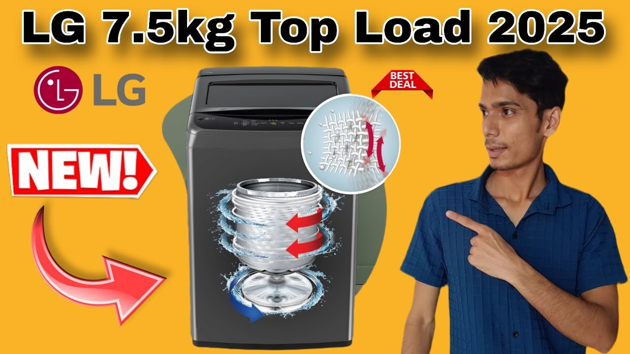 LG 7.5Kg Top load 2025 Model⚡Best washing machine 2025🔥 | Smart ...