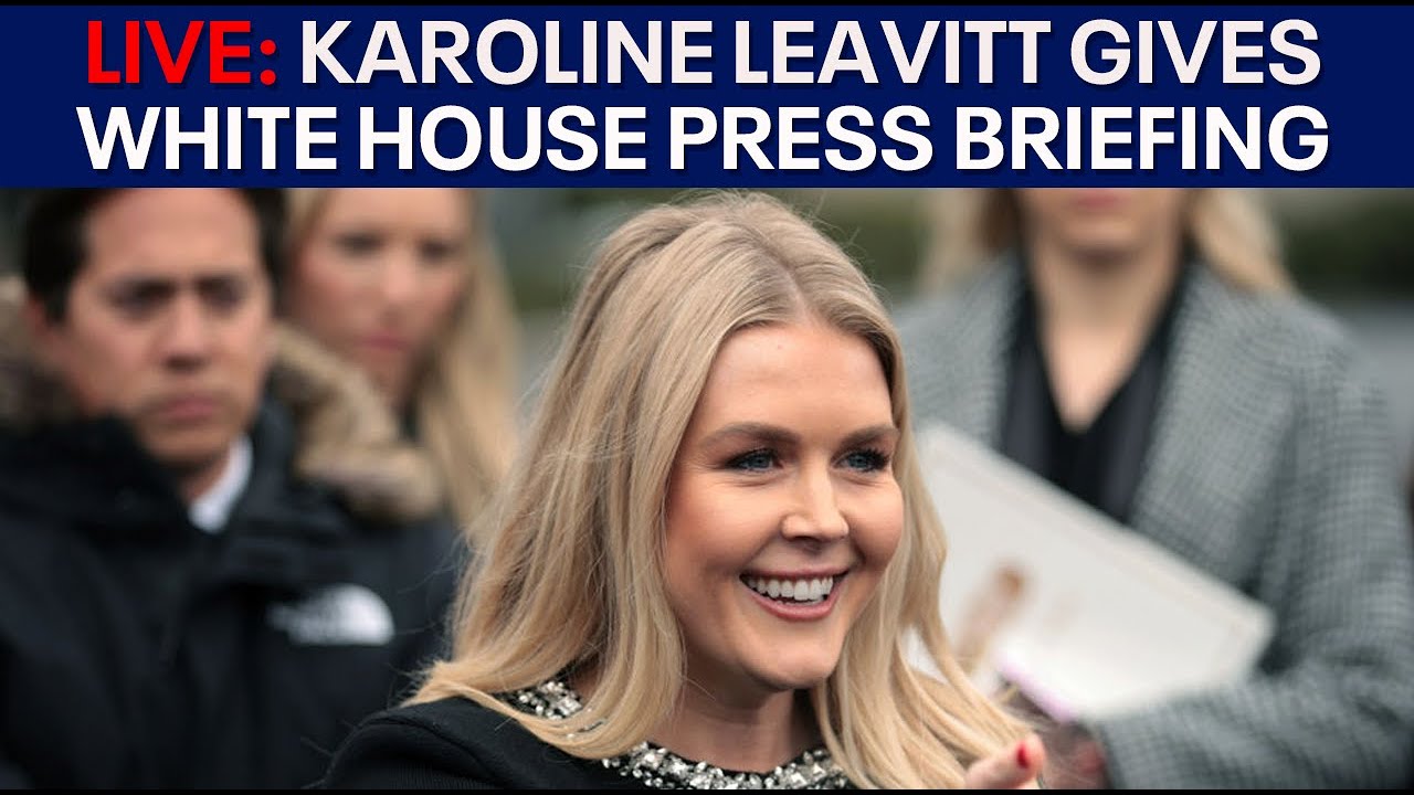 LIVE l Karoline Leavitt White House press briefing - YouTube